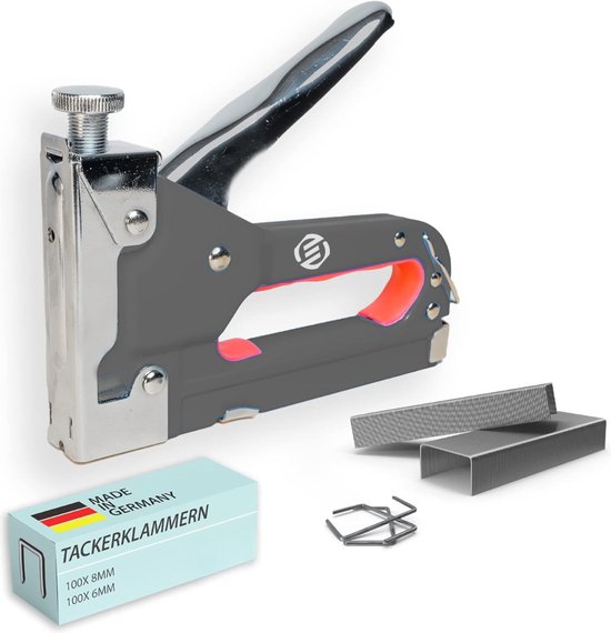 Equivera Nietpistool - Tacker - Niet Pistool - Nietpistool Draadloos | bol