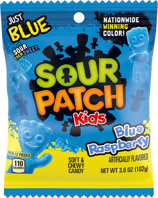 Sour Patch Kids Blue Raspberry (12 x 102g) | bol