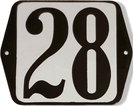 Huisnummer standaard nummer 28 | bol