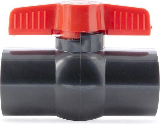 40 mm PVC kogelkraan afsluitkraan zwembad vijver aquaristiek | bol