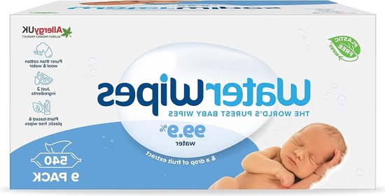 Content in html - Gevoelige huid - 9 x 60 stuks - Billendoekjes - 999% ...