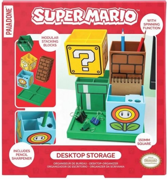 Paladone Super Mario Desktop Organizer-Blocks (Diversen) Nieuw | bol