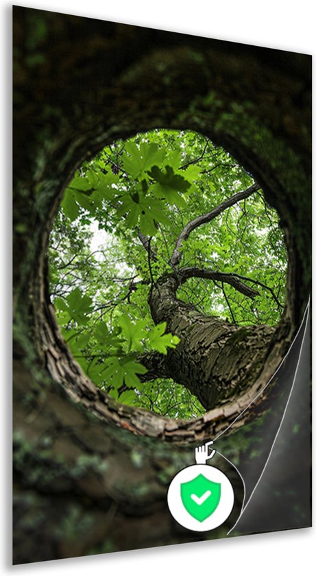 doorkijk poster - Boom wanddecoratie - Poster Plant - Muurdecoratie landelijk - Poster... | bol