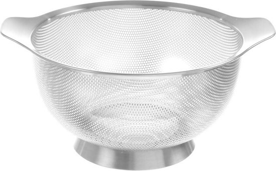 Geperforeerd Vergiet ø260x(H)140 mm met handvat - Geschikt voor Pastas ...