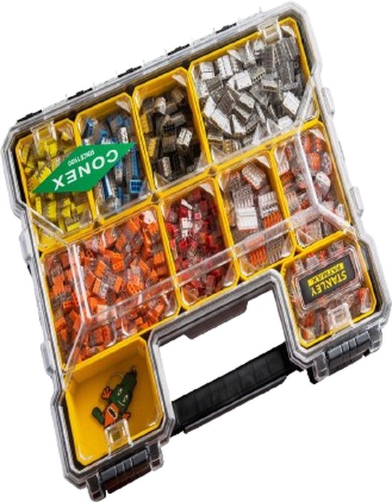 Conex lasklem assortimentsdoos in Stanley pro koffer - 1050 stuks (CH ...