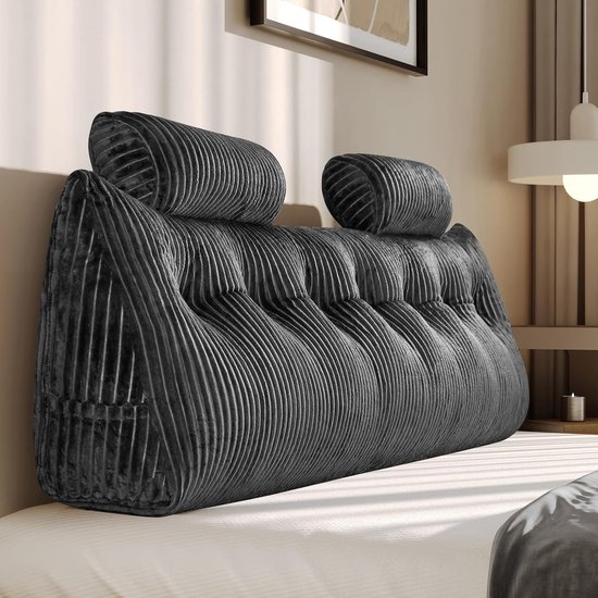 JGS® Ergonomisch Wedge Kussen voor Bed en Bank met Verwijderbare Hoes ...