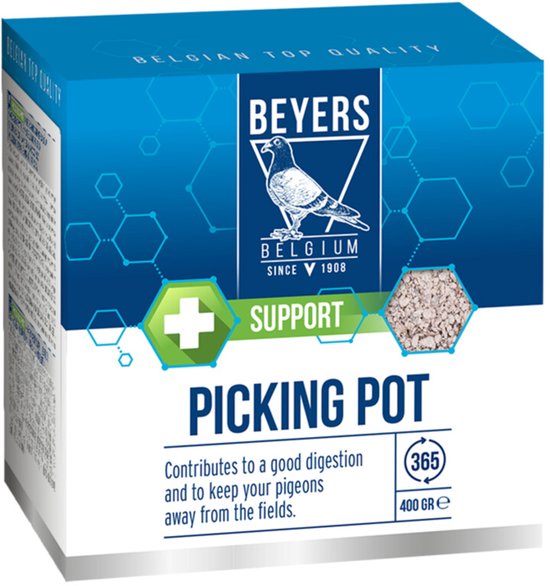 Beyers Duivenmineralen Pikpot - 24 x 400 gr - Voordeelverpakking | bol