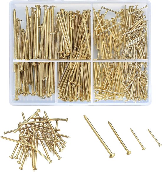 400 Pcs Houten Spijkers - Kleine Spijkers voor Foto's Ophangen ...