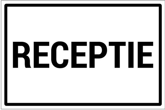 Receptie bord - Sign Again - 60 x 40 cm | bol