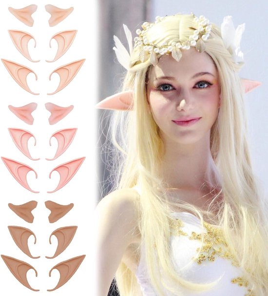 Inovra Plus - Elf oren cosplay Halloween party live broadcast props ...