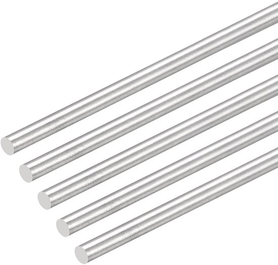 RVS Ronde Staven 6mm x 450mm voor Modelbouw - 5 Stuks | bol