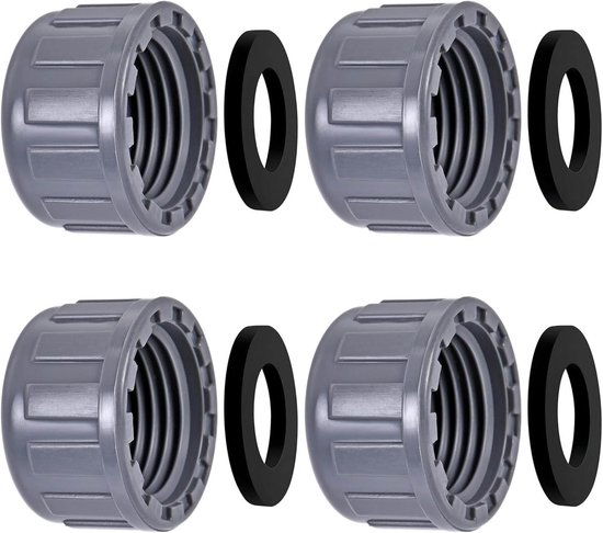 Inovra Plus - 4-pack verbindingsstuk PVC buisstop spoelbak 40mm ...