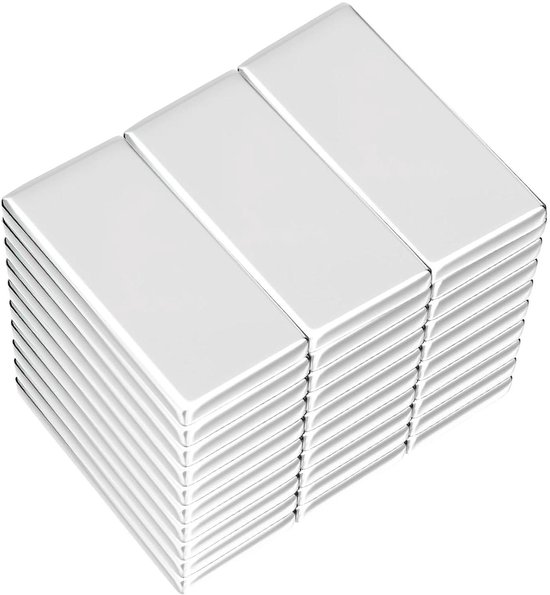 ByShane - Zelfklevende Plat Magneetplaten 20 x 10 x 1 mm - Neodymium ...