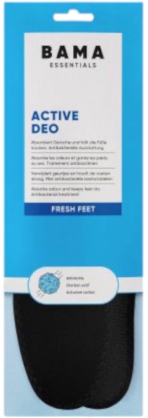 Bama Active Deo - Frisse en Hygiënische Inlegzool Voor Schoenen - 44/45 ...