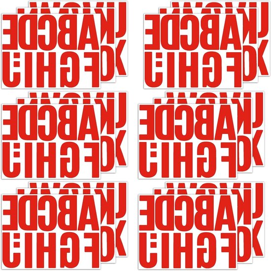 Letter stickers - 18 vellen - 4 Inch - Waterdichte alfabet stickers ...
