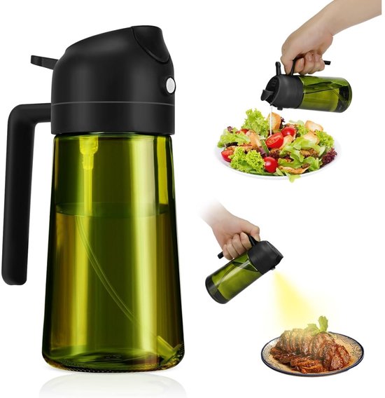 EXCITAT Olie sprayer - Oliefles - oliefles met schenktuit - 2-in-1 UV ...
