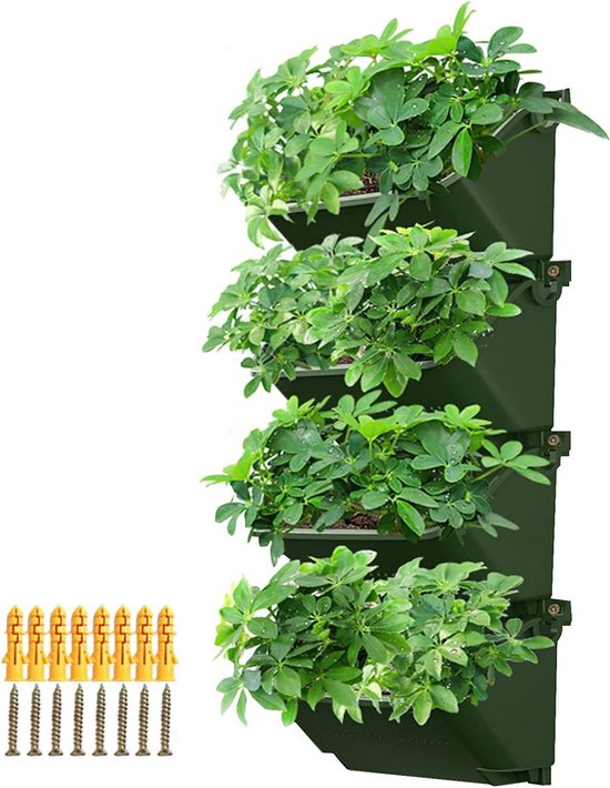 Hanging Vertical Wall Planter Space Saving Plant Wall Self Watering ...