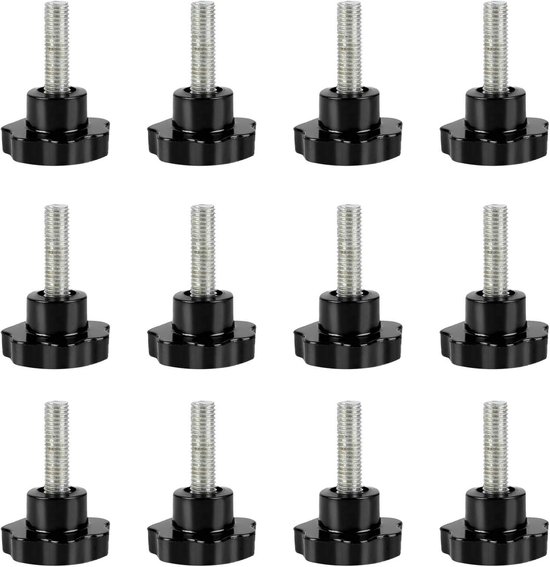 Clamp Knob M6 x 40 mm - Pack of 12 - Clamp Knobs - Clamp Screws - Star ...