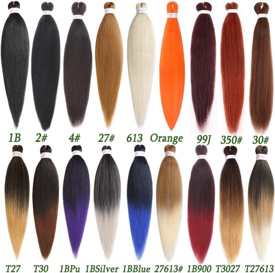 Inovra Plus - EZ Braids Haar 8 Bundels Pre Gestrekt Vlecht Haar ...