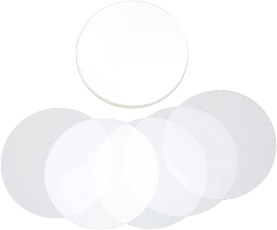 Transparante film - badgefilm - ronde badgeknoppen - badgebeschermfolie ...