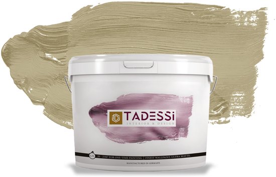 Tadessi Color Vista Muurverf - Dispersie - Minerale geel Mat - 5 L | bol