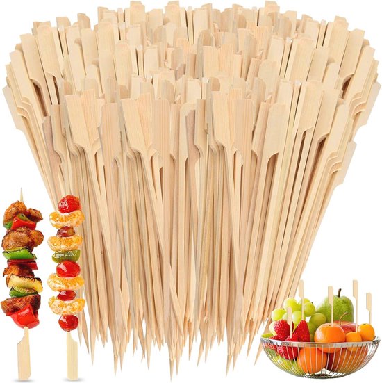 Houten Spiesen voor Grillen en Party's - 500 Stuks | bol
