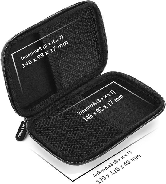 Robuuste Harde Schijf Tas voor 2,5 Inch Harde Schijven en SSD ...