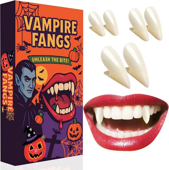 Dents de Vampire pour Halloween - Crocs de Vampire Réalistes pour ...