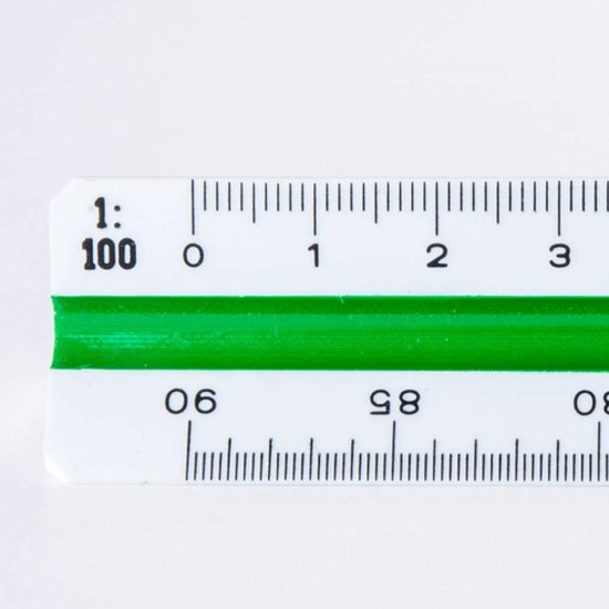 Tekendriehoek met Schaalverdeling voor Technisch Tekenen, 30 cm | bol