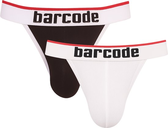Barcode Berlin Cosme Jockstrap Multipack 1x Black + 1x White - MAAT M ...