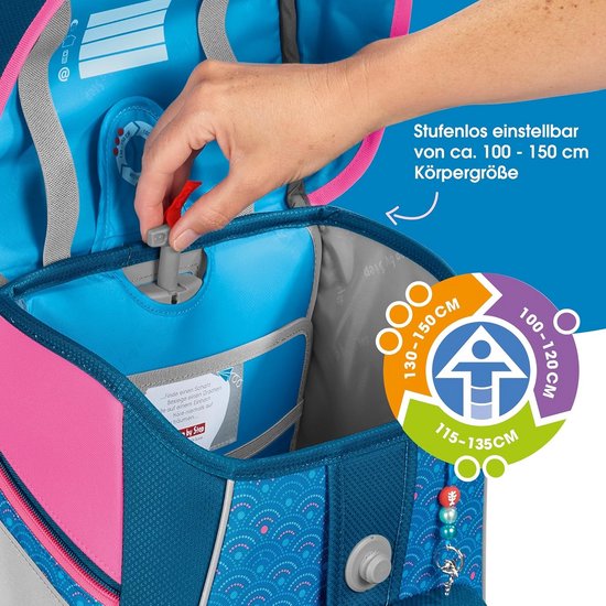 Ergonomische Schooltas Set 5-Delig Rood voor Groep 1/Basisschool - In ...