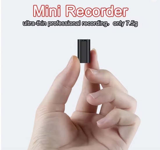 medj-voice recorder-spy recorder-mini -super klein-digital voice ...