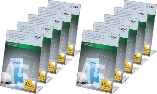 Support de table pour documents A4 et A5 – 10 pièces | bol