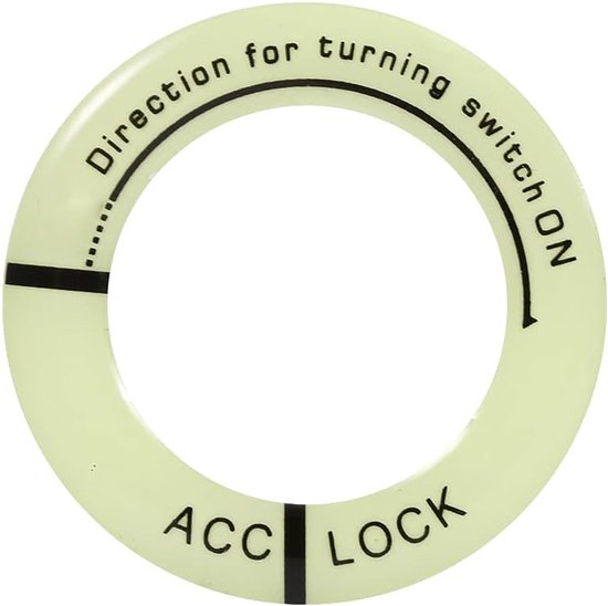 Luminous Ignition Lock Ring - Car Engine Ignition Lock Circle ...
