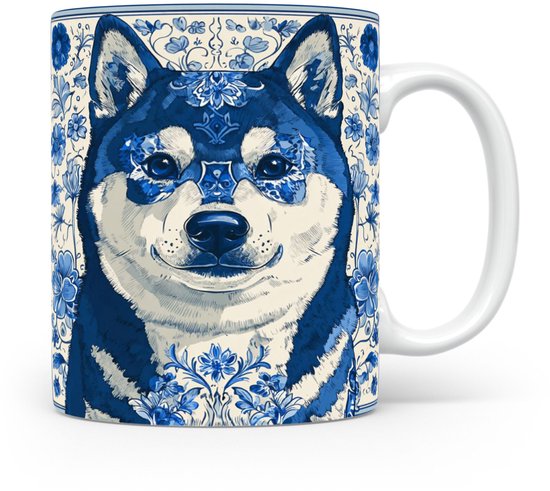 Mok Shiba Inu Beker voor koffie of tas voor thee, cadeau voor ...