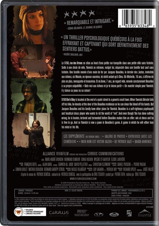 Film 5150 Rue des Ormes - Spannende Thriller op DVD/Blu-ray (Dvd), Marc ...