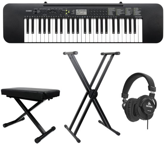 Casio CTK-240 keyboard starterset Deluxe | bol