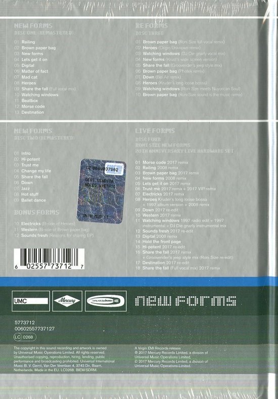 New Forms - Roni Size/Reprazent Album | bol
