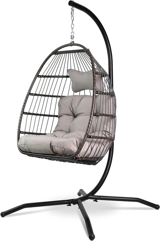 Provento - Hangstoel met frame en hangmand voor binnen en buiten ...