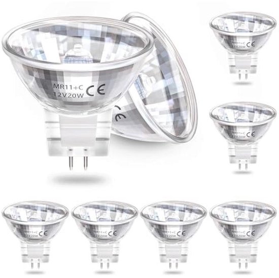 Halogeenlamp MR11 12V 20W GU4 - Zacht Warm Wit 2800K, Bi-Pin ...