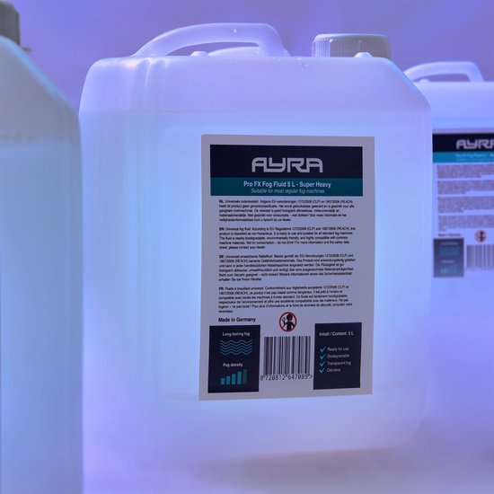 Ayra Pro FX Super Heavy rookmachine vloeistof 5 liter voor dikke rook | bol