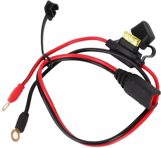 Motorfiets Acculader Adapter SAE naar USB Druppellader Verlengkabels | bol
