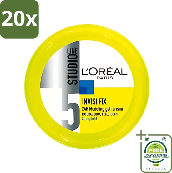 20 x L'Oréal Paris - Gel - Studio Line - Invisi Fix - 24H Clean ...