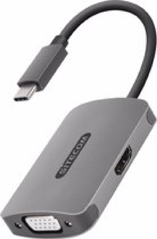 Sitecom - USB-C to HDMI + VGA Adapter | bol.com