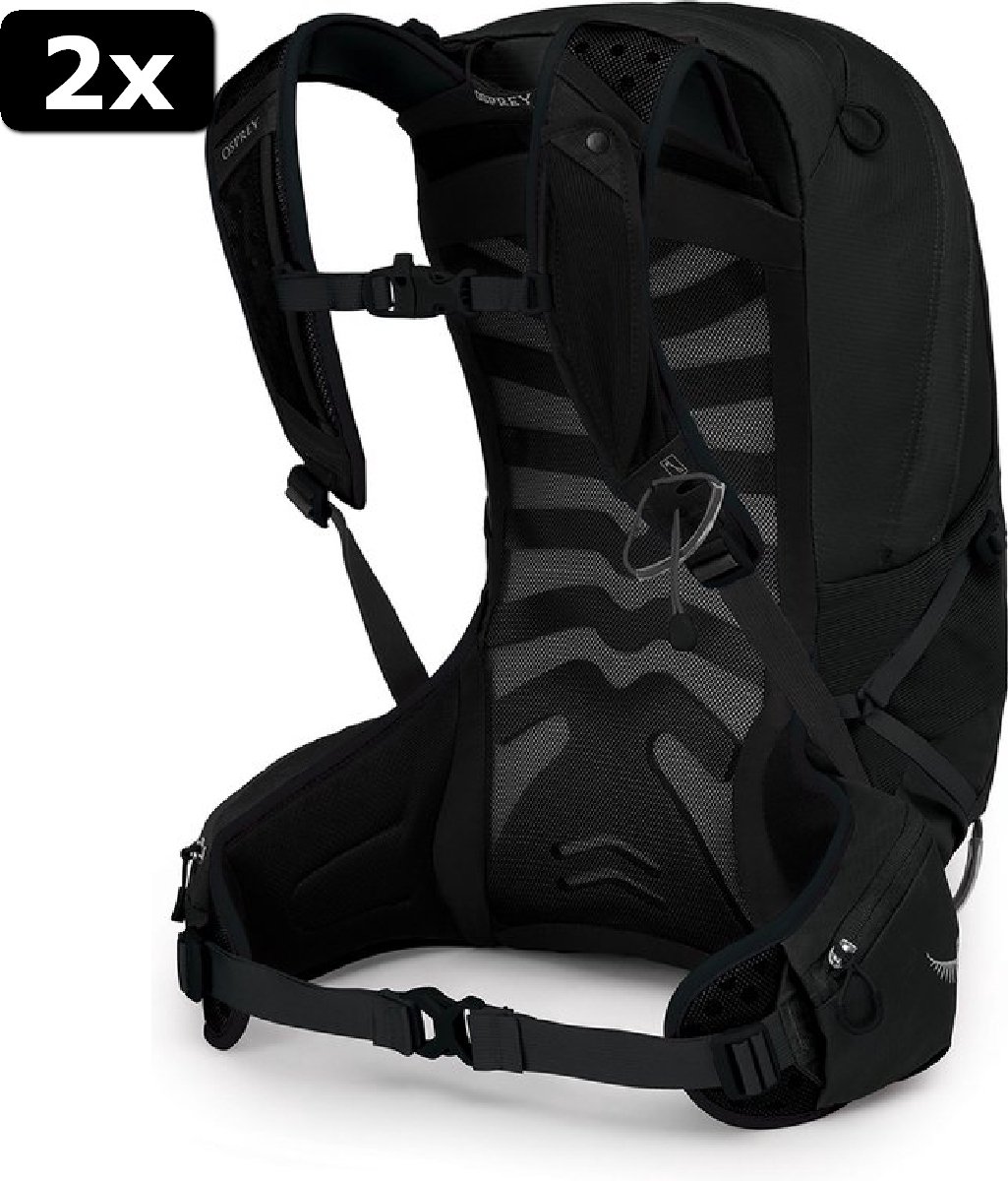 2x Osprey Talon 22 Backpack L/XL stealth black | bol.com