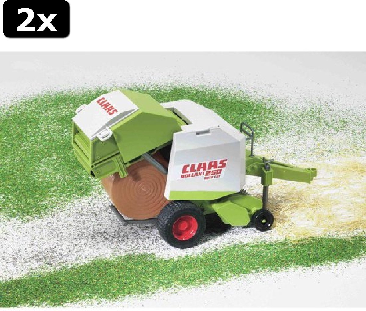 2x Bruder - Class Atles Rollant 250 Straw Baler (2121) | bol.com