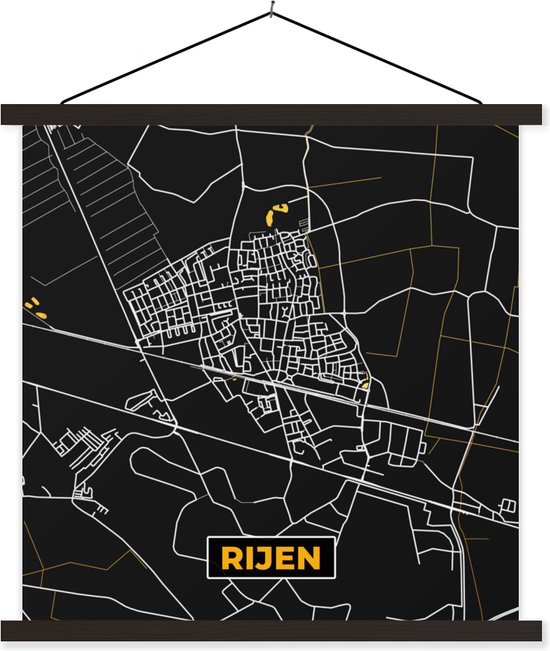 Posterhanger incl. Poster - Schoolplaat - Rijen - Plattegrond - Kaart ...