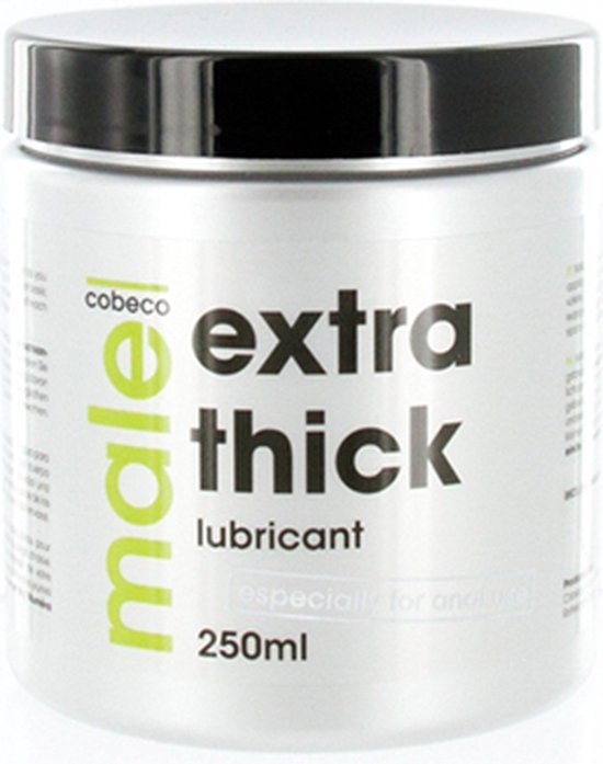 2x MALE - Extra Thick Lubricant - 250 ml | bol