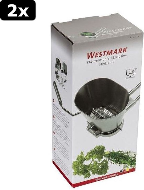 2x Westmark Kruidenmolen RVS | bol
