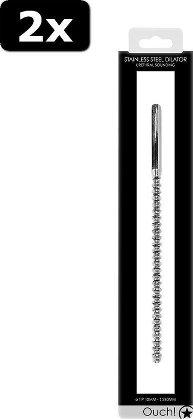2x Urethral Sounding - Metal Dilator - 10mm | bol